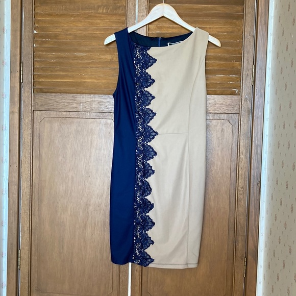 Nikibiki | Dresses | Nikibiki Blue And Brown Dress | Poshmark